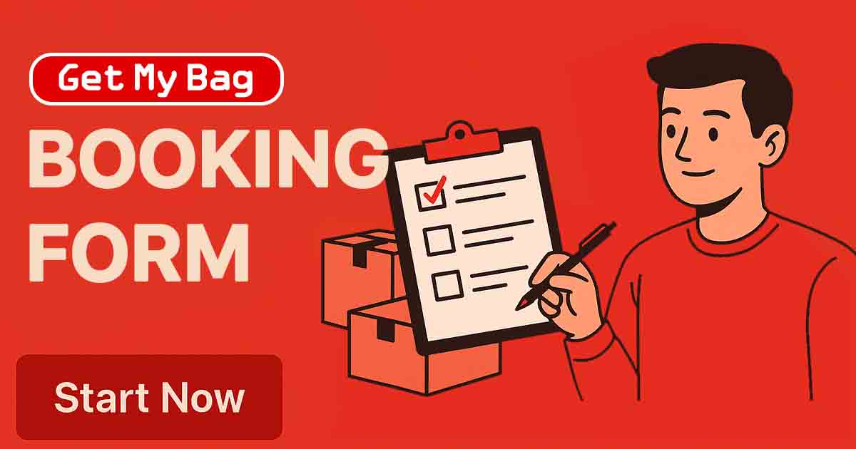 PACKING REQUEST FORM - GET MY BAG